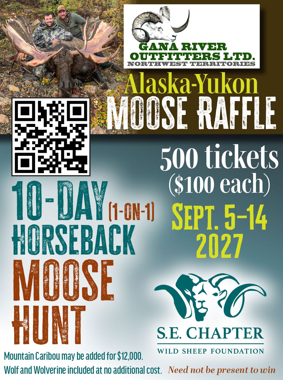 Alaska-Yukon Moose Raffle - Southeastern Chapter of the Wild Sheep ...